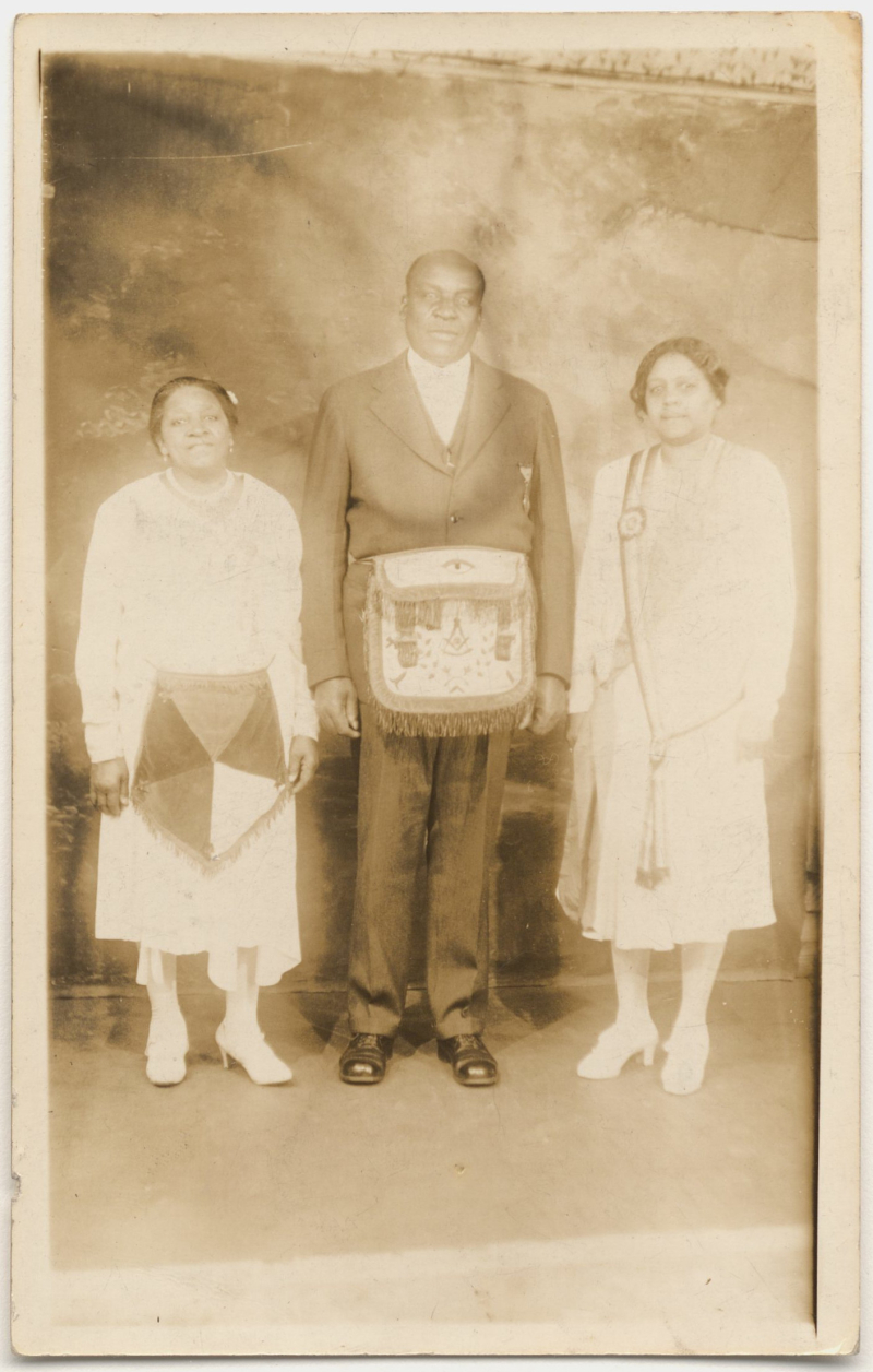 In a Portrait Studio, Worn with Pride: Prince Hall Freemasonry, Order ...